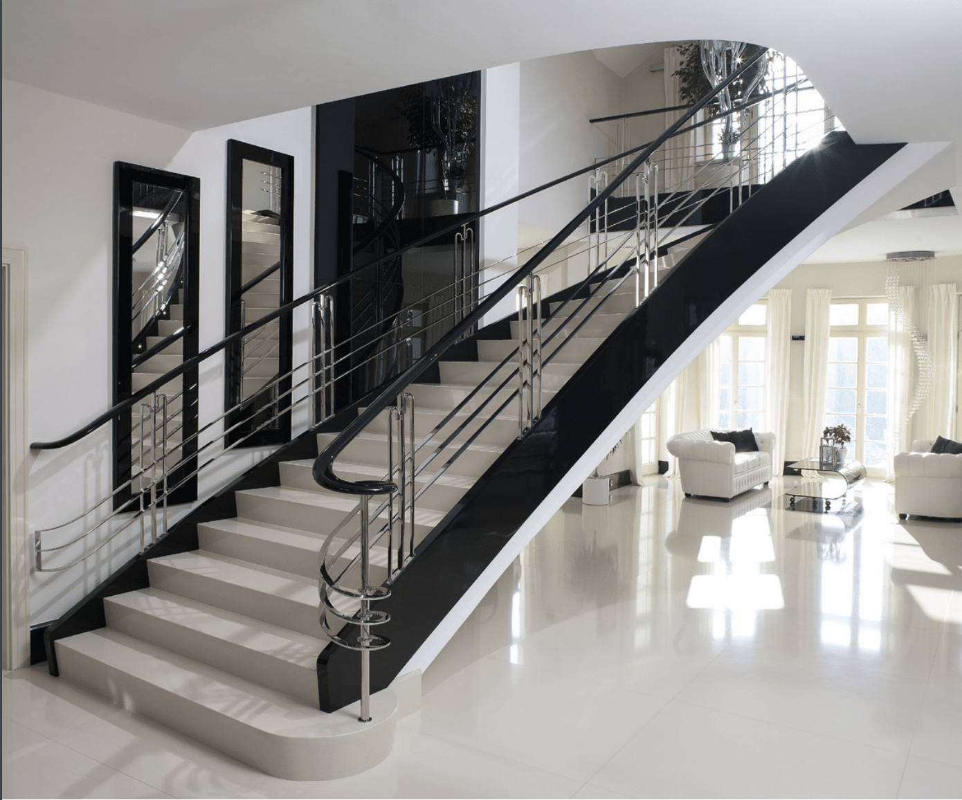 Modern Steel Stair Railing Design in 2025 Modern Steel Stair Railing Design in 2025
