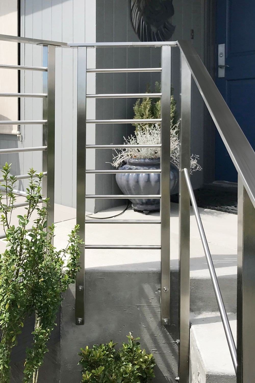 Modern Steel Stair Railing Design in 2025